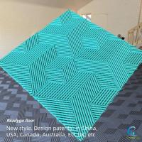 China Modern Square Matte Surface Garage Floor Tiles in Grey for sale