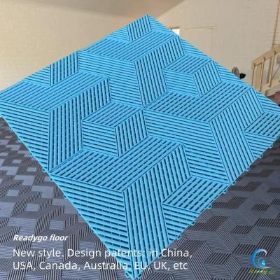 China 25KLbs Interlocking Workshop Floor Mats UV Resistant Garagetrac Garage Flooring for sale