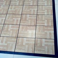China 300x300mm Polypropylene Dance Floor Tiles - 12mm Thick Snap-Lock Interlocking System for Indoor/Outdoor Use for sale