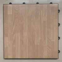 China 300x300mm Polypropylene Dance Floor Tiles - 12mm Thick Snap-Lock Interlocking System for Indoor/Outdoor Use for sale
