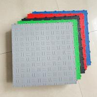China 18mm Polypropylene Interlocking Garage Floor Tiles 400x400mm with 2500 lbs Load Capacity for sale