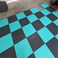 China 18mm Polypropylene Interlocking Garage Floor Tiles 400x400mm with 2500 lbs Load Capacity for sale