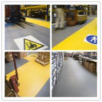 China OEM PVC Interlocking Garage Floor Tiles 498x498x6.5mm Textured Anti-Slip Surface for Workshop & Warehouse for sale