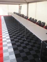 China 400x400mm Polypropylene Garage Floor Tiles 18mm Thick with -22°F to 248°F Temperature Resistance for sale
