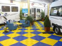 China 400×400×18mm Temperature Resistant Polypropylene Interlocking Garage Floor Tiles -22°F to 248°F Range for sale