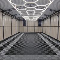 China 400×400×18mm Temperature Resistant Polypropylene Interlocking Garage Floor Tiles -22°F to 248°F Range for sale