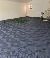 China Modern Interlocking Garage Flooring Red Plastic Mats For Garage Floor for sale