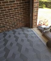 China Outdoor Garage Tiles Interlocking Scratch Resistant Plastic Garage Floor Tile for sale