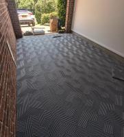 China Outdoor Garage Tiles Interlocking Scratch Resistant Plastic Garage Floor Tile for sale