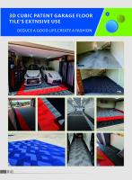China Black Garage Floor Tile 15.75x15.75in -20°F to 120°F 2500lbs Load Capacity for sale