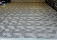 China Interlocking Garage Floor Tiles 400x400x18mm 40 Ton Load Capacity PP Material for sale