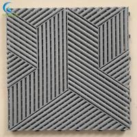 China Interlocking Garage Floor Tiles 15.75x15.75 Inch 2500 Lbs Capacity PP Polypropylene Gray for sale