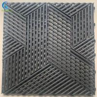 China PP Garage Floor Tile 400x400x18mm 30 Ton Capacity Click Installation for sale