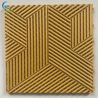 China 18mm 3D Cubi Garage Floor Tile 400x400mm Interlocking for Workshop for sale