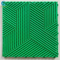 China Garage Floor Tile Interlocking Click Customizable Design 400 * 400 * 18 mm for sale