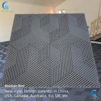 China Interlocking Garage Floor Tile 400x400x18mm 30 Tons Weight Capacity Heavy Duty for sale