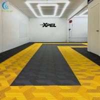 China UV Resistant PP Garage Floor Tile 3D Cubic Heavy Duty 2500 lbs Load Capacity for sale