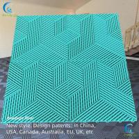 China Interlocking Garage Floor Tile 400x400x18mm 30 Tons Weight Capacity Heavy Duty for sale