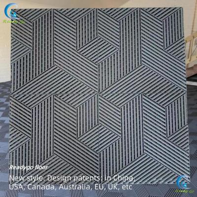 China PP Garage Floor Tile 400x400x18mm High Impact Resistance 30 Ton Capacity for sale