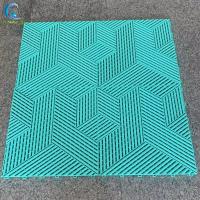 China UV Stabilized Interlocking Garage Tile 400x400mm 30 Ton Load Capacity Outdoor Durable Floor for sale