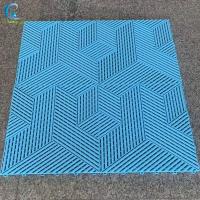 China Interlocking Garage Tile 400x400x18mm 30 Ton Capacity Heavy Duty Flooring for sale