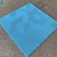 China Garage Floor Tile 400x400x18mm Heavy Duty PP Click Lock Tiles 30 Ton Load Capacity for sale