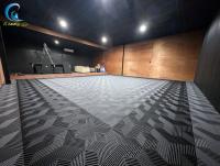 China Black Interlocking Garage Tile 15.75x15.75 Inch 25000 Lbs Load Capacity Heavy Duty Flooring for sale