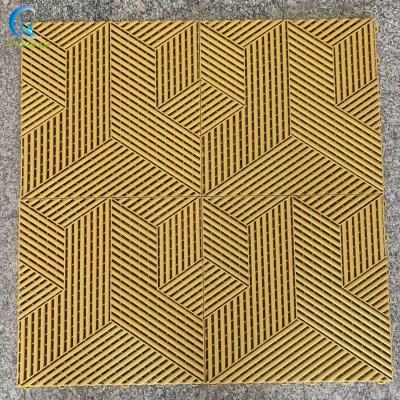 China 18mm 3D Cubi Garage Floor Tile 400x400mm Heavy Duty for Workshop and Basement for sale