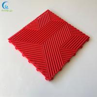 China Interlocking Garage Tile 400x400x18mm 40 Ton Bearing Capacity PP Garage Flooring for sale