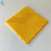 China Interlocking Garage Floor Tiles 400x400mm 18mm Thick 30 Ton Load Capacity Click System for sale