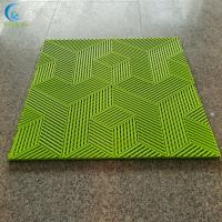 China Interlocking 3D Cubic Pattern Garage Tile 1.2 Lbs Per Tile 15 Ton Capacity for sale