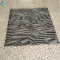China Interlocking Garage Floor Tile 1.2 Lbs Each 25000 Lbs Load Capacity Heavy Duty 3D Cubic for sale