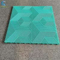 China UV Resistant Heavy Duty Garage Floor Tile 2500 Lbs Weight Capacity Polypropylene for sale