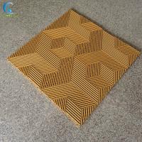 China Interlocking Garage Tile 1.2 Lbs Each 15 Tons per Sqm Weight Capacity Waterproof 3D Cubic for sale