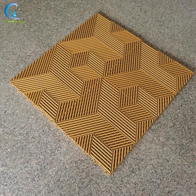 China Interlocking Garage Tile 1.2 Lbs Each 15 Tons per Sqm Weight Capacity Waterproof 3D Cubic for sale