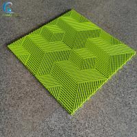 China Waterproof Interlocking Garage Tile 3D Cubic Pattern 15 Ton Weight Capacity 1.2 Lbs Each for sale