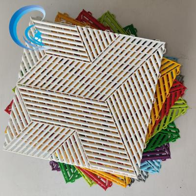 China UV Resistant PP Garage Floor Tile 3D Cubic Heavy Duty 2500 lbs Load Capacity for sale