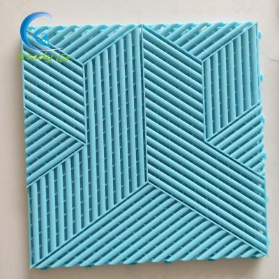 China 620g Interlocking Garage Tile UV Resistant Temperature -22°F to 248°F Black Waterproof for sale