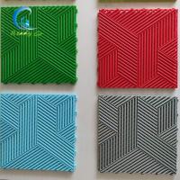 China Interlocking Garage Tile 400x400x18mm 40 Ton Bearing Capacity PP Garage Flooring for sale