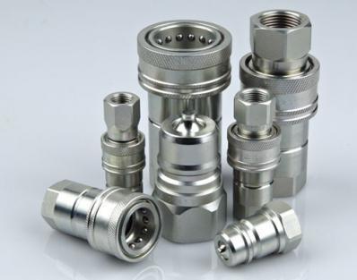 China LSQ-ISOA Carbon Steel Hydraulic Quick Connect Couplings - 5000 PSI Pressure, ISO 7241-A Standard for sale