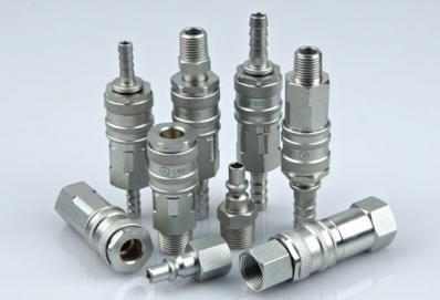 China 3/8 Inch Carbon Steel Pneumatic Quick Coupling LSQ-300 with 1.6 MPa Working Pressure and -20°C to +120°C Temperature Range for sale