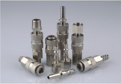 China LSQ-19 Brass Pneumatic Quick Coupling 1.0 MPa Single Shut-Off Compatible with Rectus 19KA Series for sale