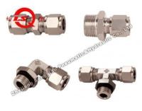 China Metric Pneumatic Tube Fittings Nickel Plated JKG Cutting Ferrule High Strength Industrial Grade for sale
