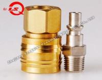 China LAO Swiss Type Air Quick Disconnect Couplings 1.0 MPa Steel Body for Restricted Space Applications for sale
