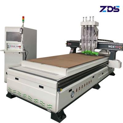 China 22.5kw Four Spindle High Speed Woodworking Engraver CNC Router For Wood MDF for sale