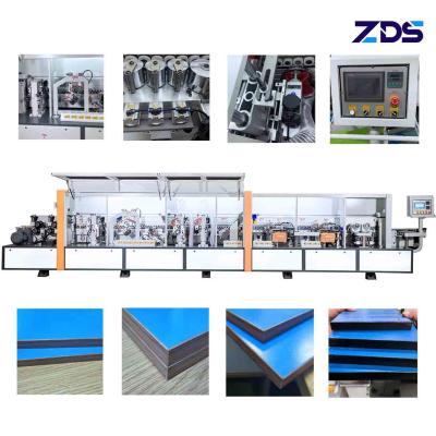 China Automatic PVC Pre Milling Edge Banding Machine Double Glue Pot Edgebander Machine for sale