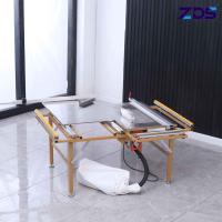 China PVC Plastic Board Collapsible Sliding Table Saw For Woodworking for sale