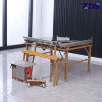 China PVC Plastic Board Collapsible Sliding Table Saw For Woodworking for sale
