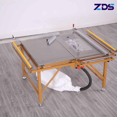 China 215*250*75cm Dust Free Portable Sliding Table Saw With Vacuum Cleaner for sale