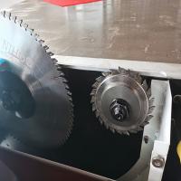 China Horizontal Sliding Table Saw Workbench With Scoring Blade 45 - 90 Degree for sale
